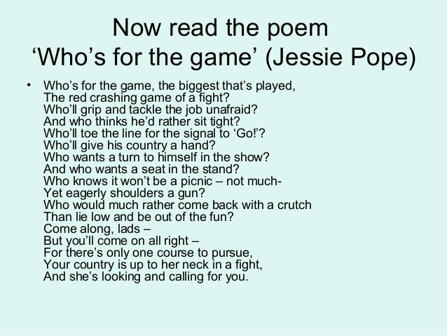 World war one_poetry1