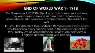 World war one presentation | PPTX