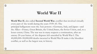 World war Photography | PPT