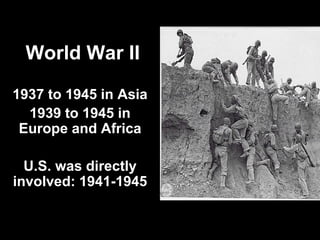 World Wars Compared - Overview | PPTX