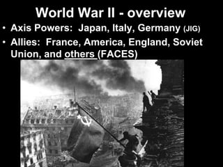 World Wars Compared - Overview | PPTX