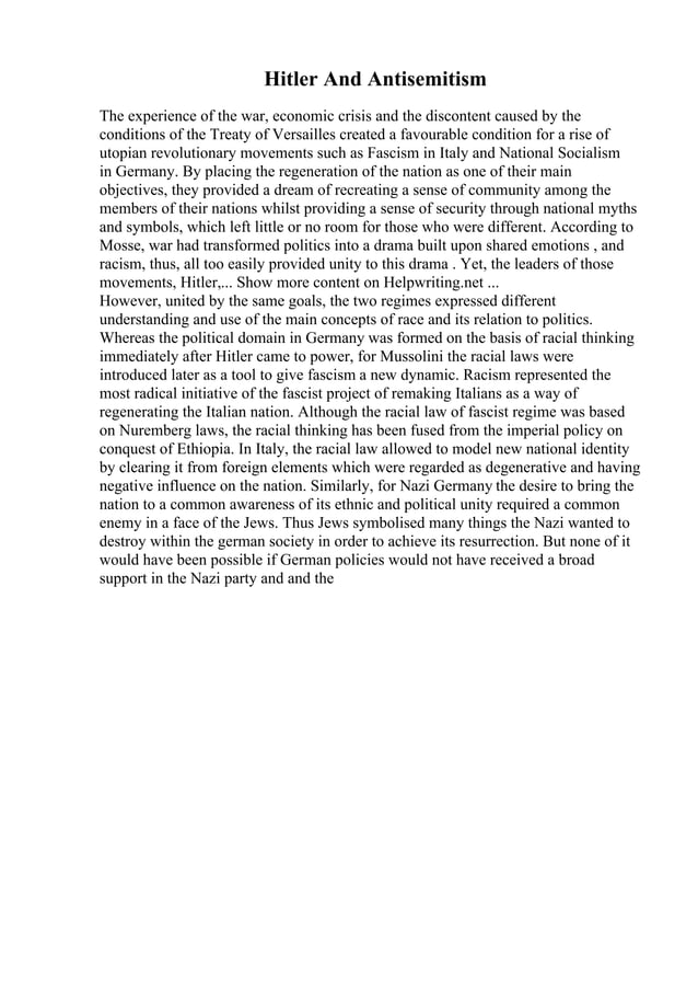 World War Two Essay | PDF