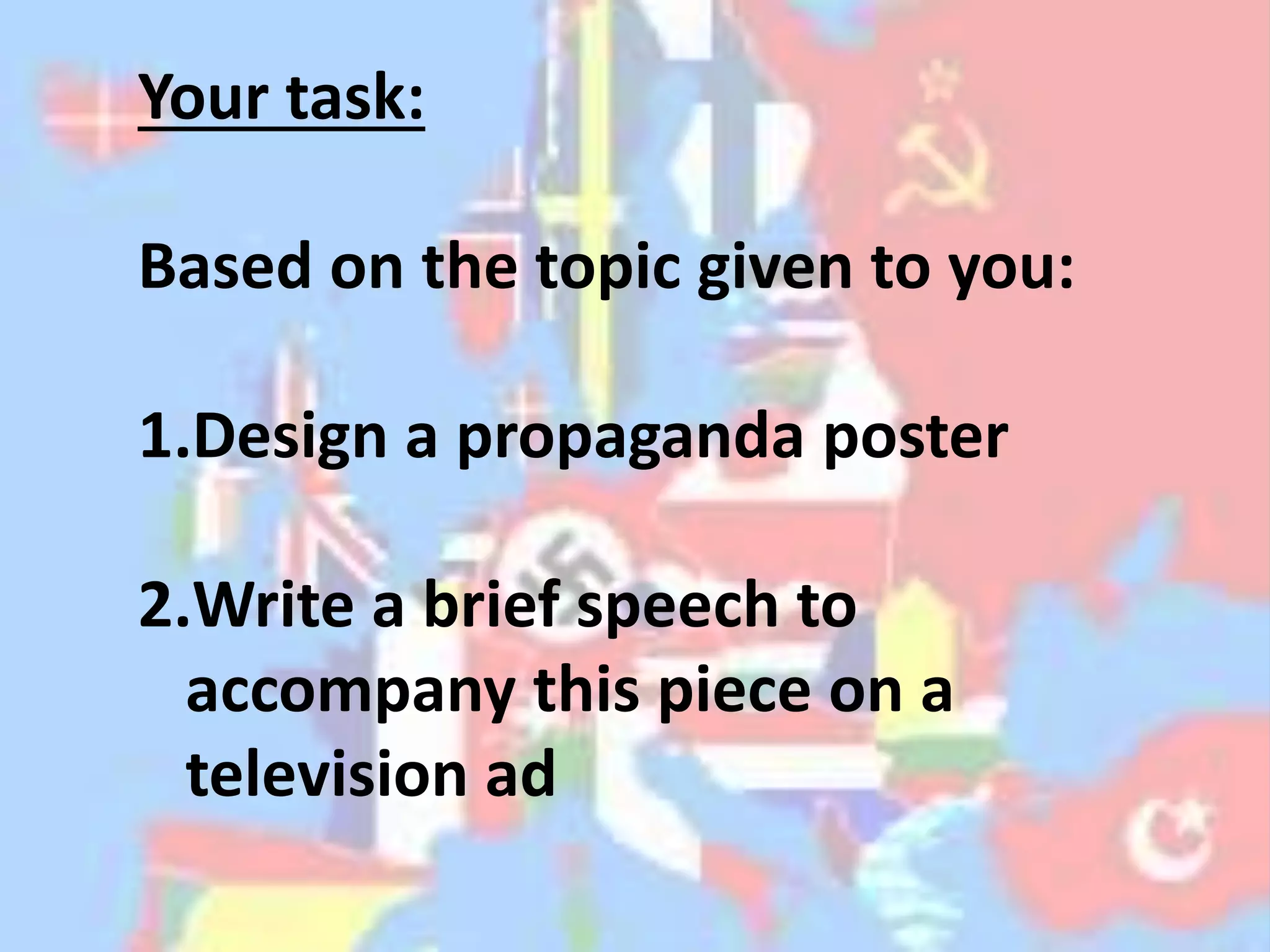 World war two propaganda ppt | PPTX