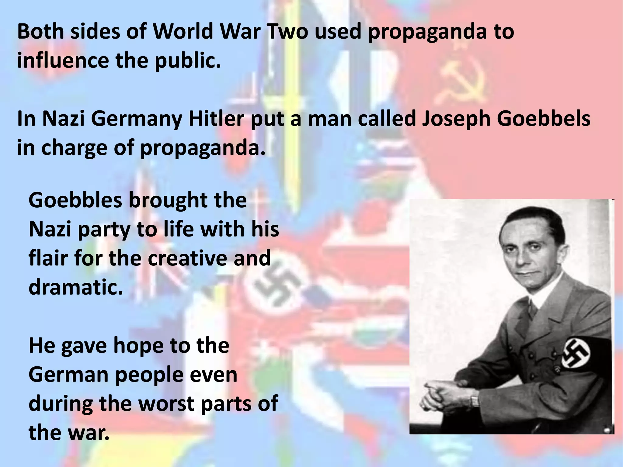 World war two propaganda ppt | PPTX
