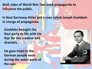 World war two propaganda ppt | PPTX