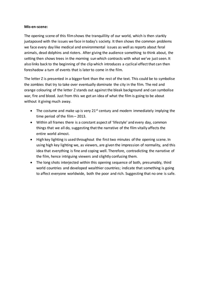 World war z research 2 | PDF