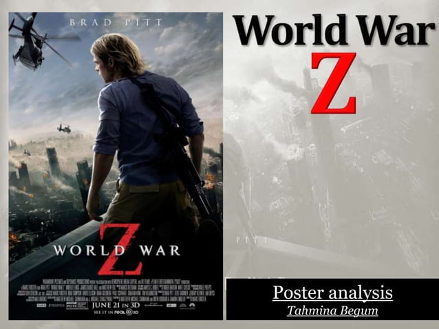 World war z poster analysis | PPT