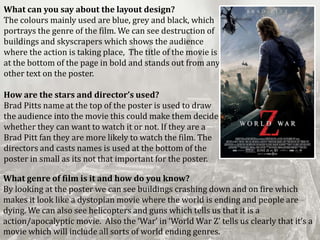 World war z poster analysis | PPT