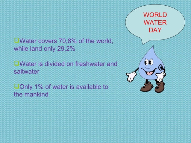 World water day ppt | PPT | Geography | Science