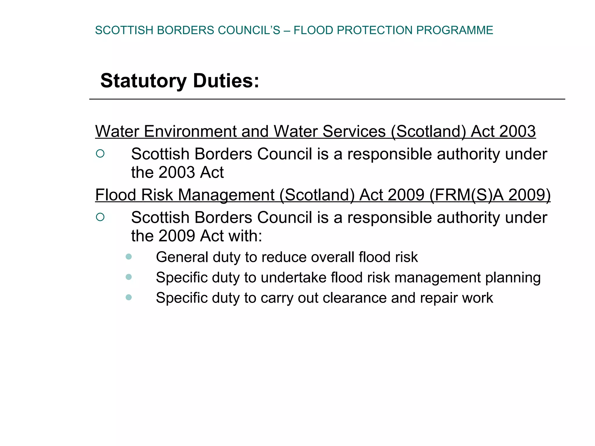 Sustainable Flood Risk Management | PPT