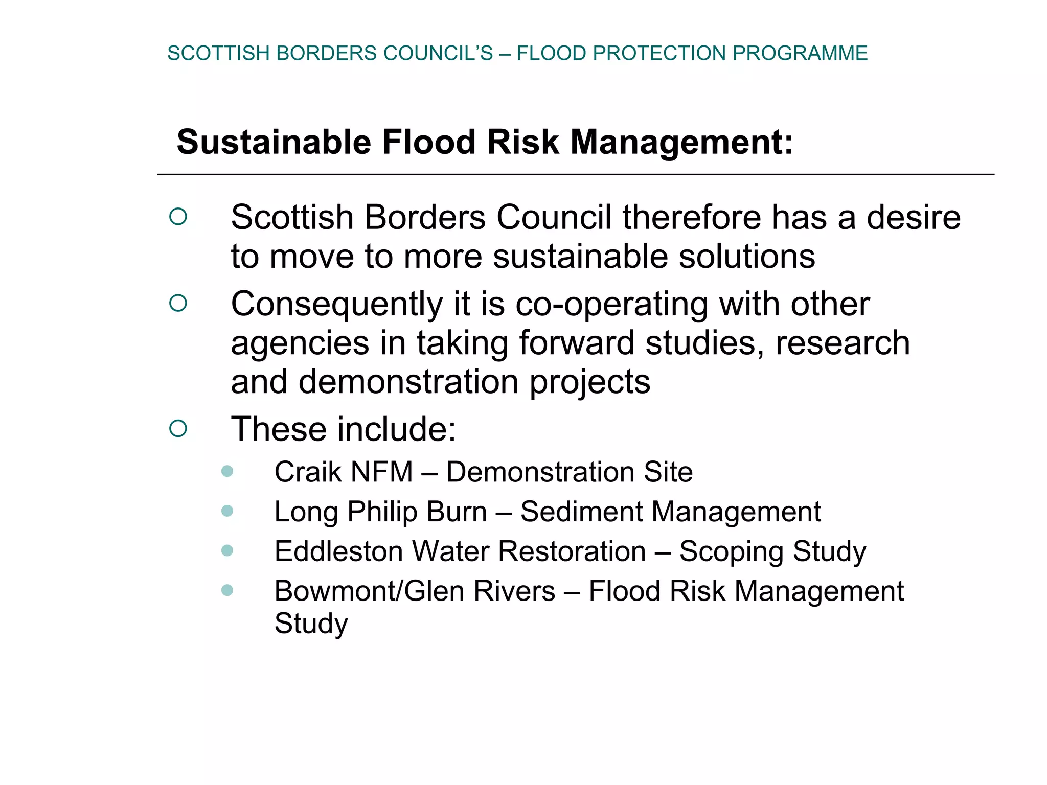 Sustainable Flood Risk Management | PPT