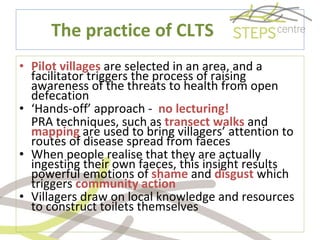 World Water Week: CLTS | PPT