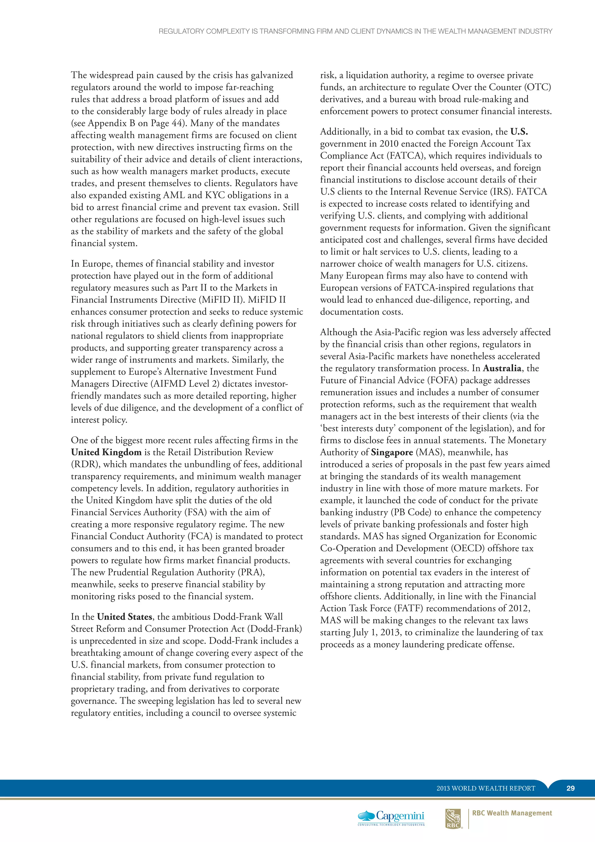 World Wealth Report 2013 | PDF