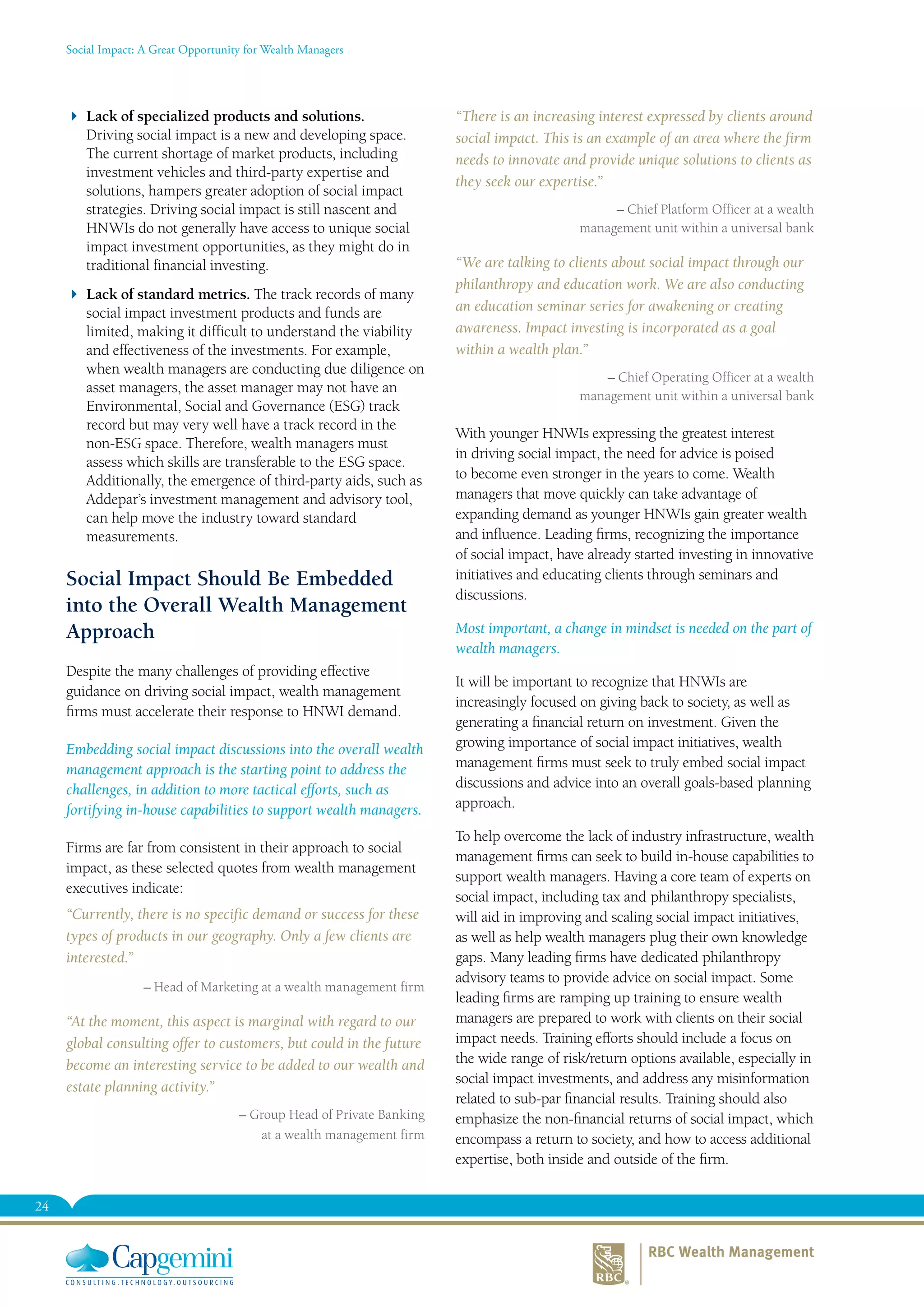 World Wealth Report 2015 from Capgemini and RBC Wealth Management | PDF