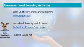 Unconventional and Experiential Online Learning Activities | PPTX
