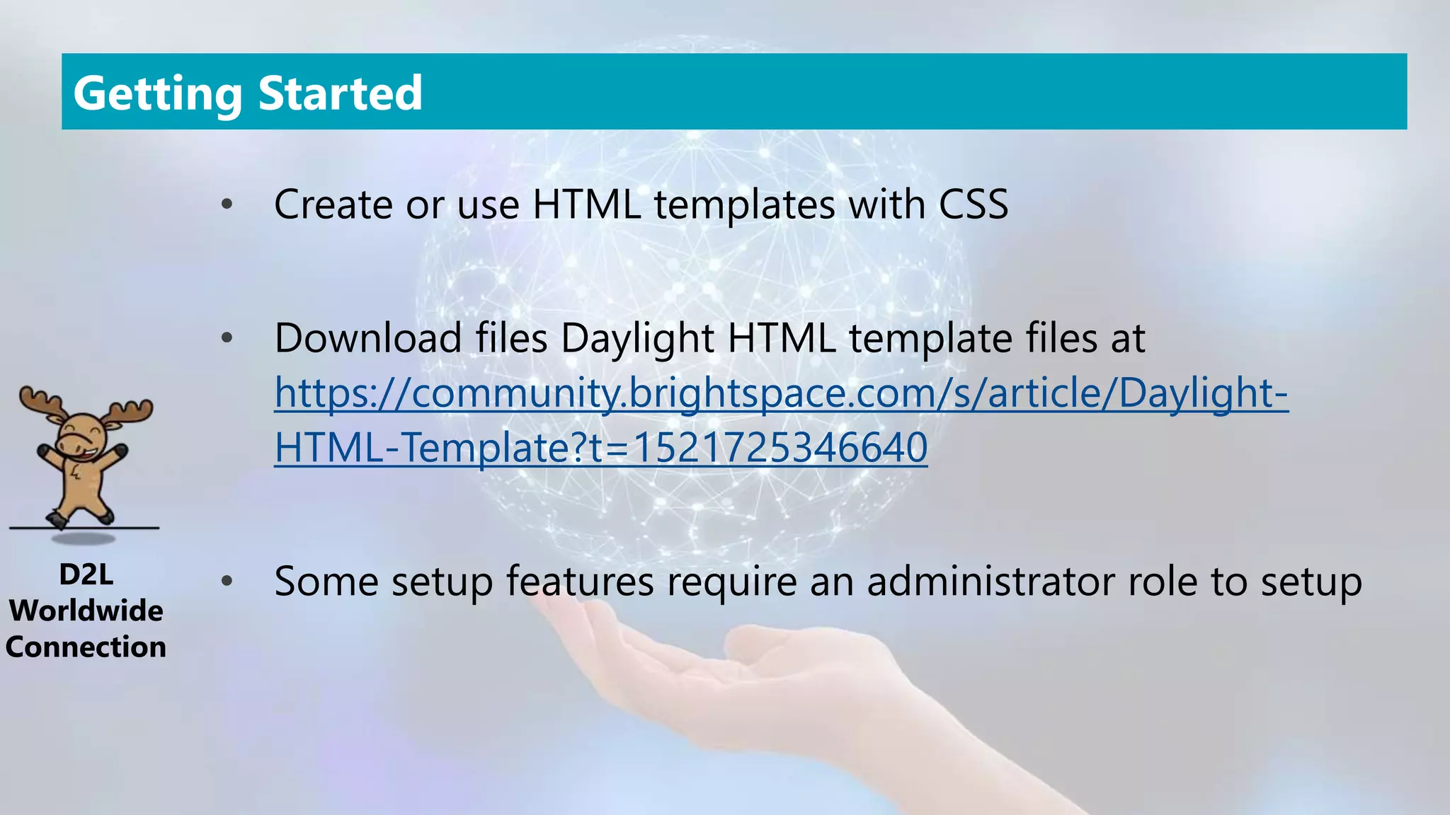 Using Html With Css Templates To Create Consistency In D2l Content Ppt 7101