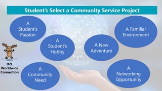 Creating Breath in Online Education Through Service Learning Projects ...