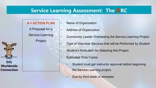 Creating Breath in Online Education Through Service Learning Projects ...