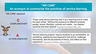 Creating Breath in Online Education Through Service Learning Projects ...