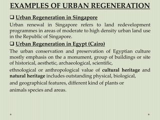 World wide examples of urban regeneration | PDF
