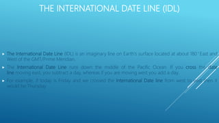 World wide time zones Travel and Tourism | PPTX