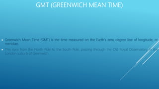 World wide time zones Travel and Tourism | PPTX