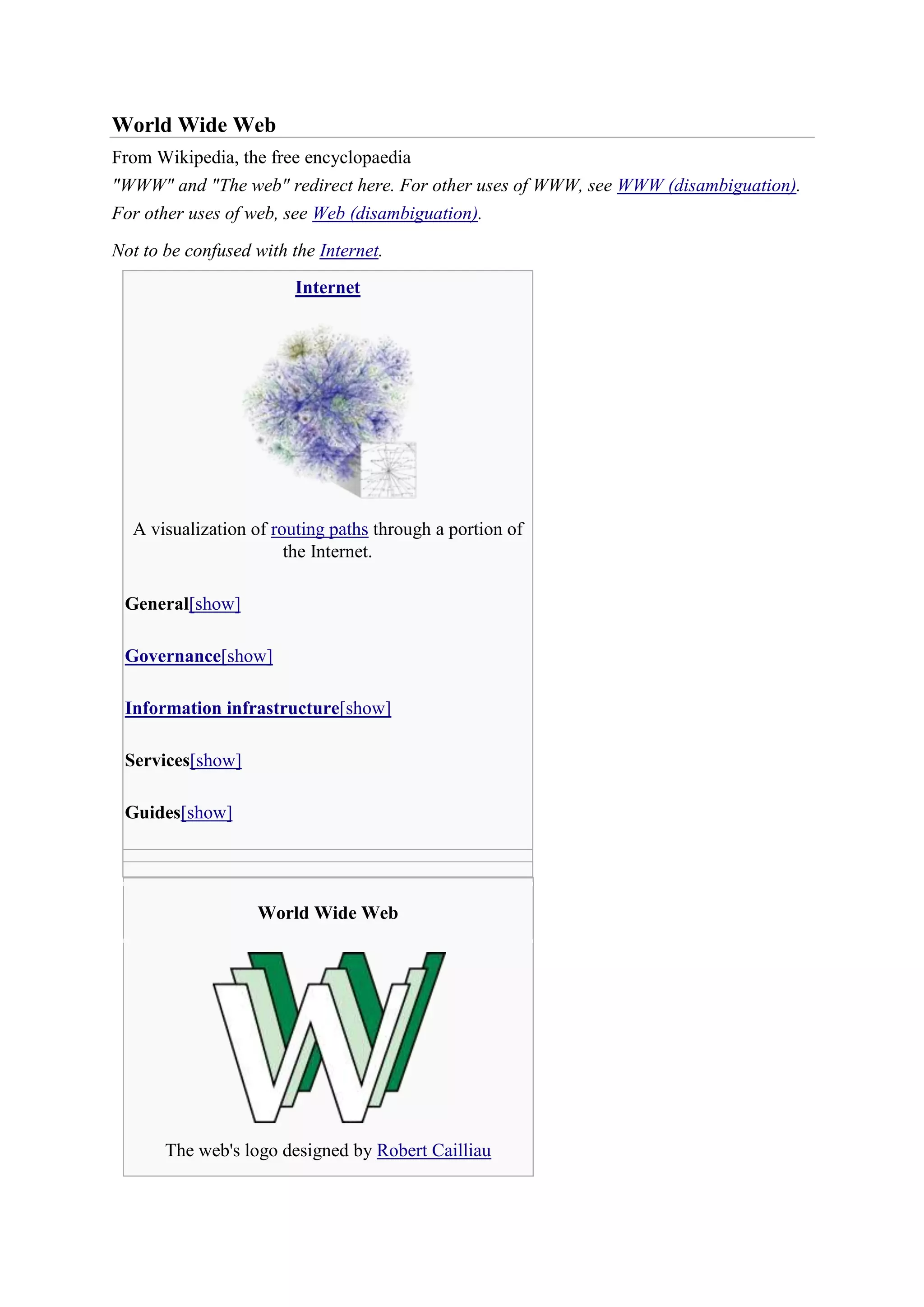 World wide web | DOCX
