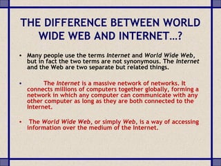 World wide web (WWW) | PPT