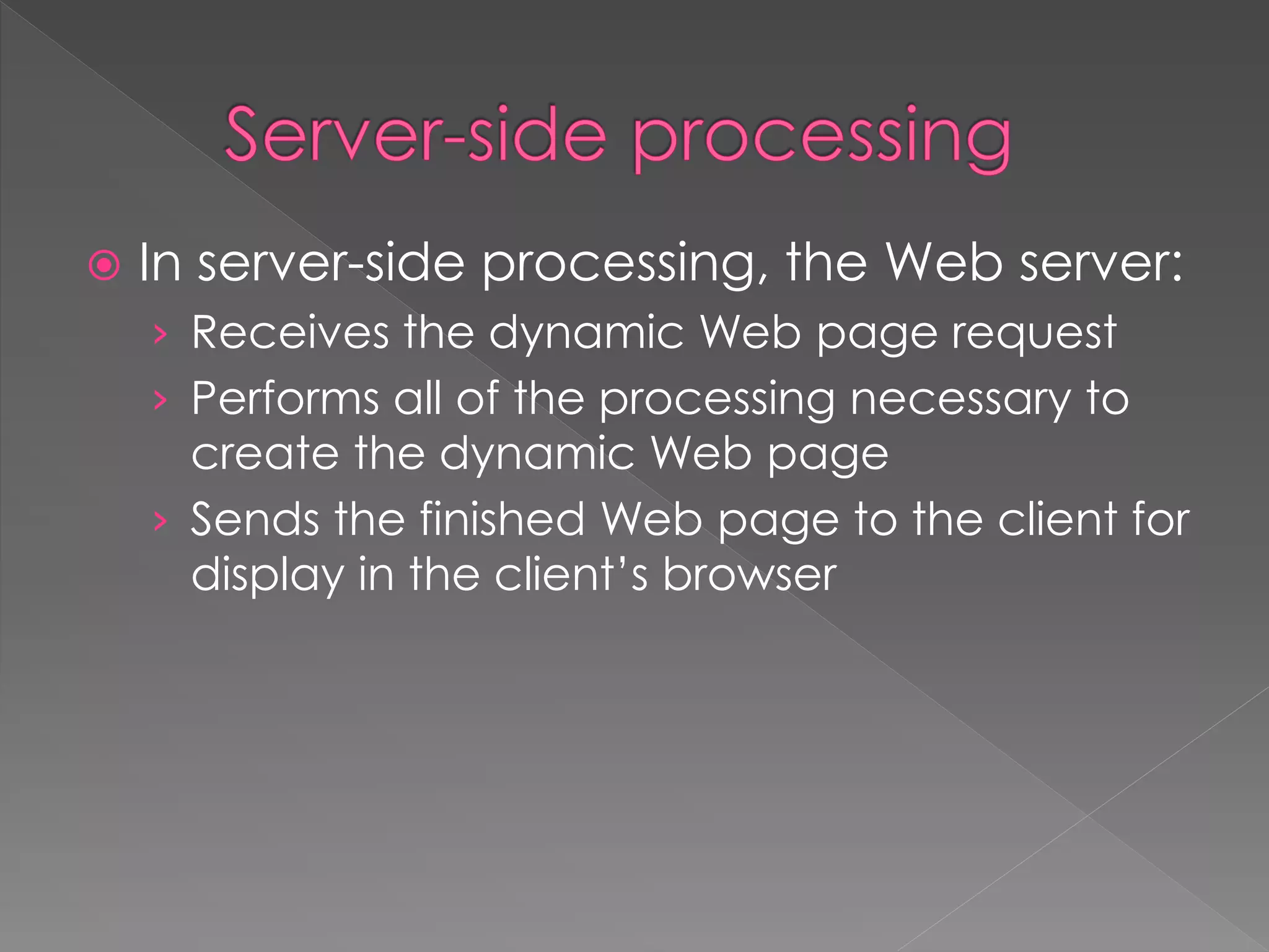 World wide web architecture presentation | PPTX