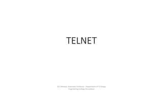 Computer Networks : WWW , TELNET and SSH | PPT