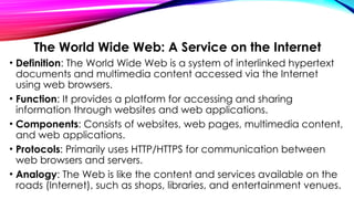 Empowerment Technologies: World wide web vs INTERNET | PPTX