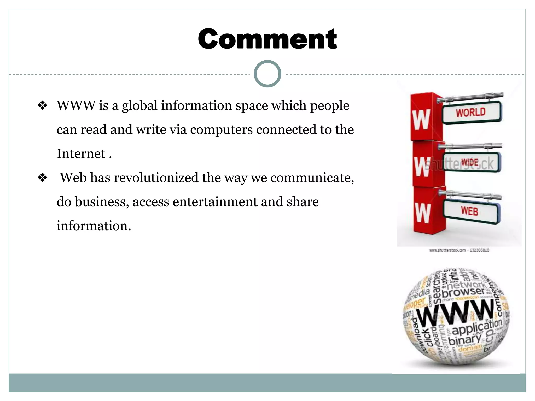 World Wide Web (WWW) | PPTX