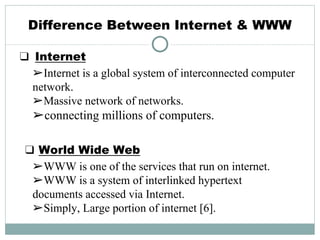 World Wide Web (WWW) | PPTX