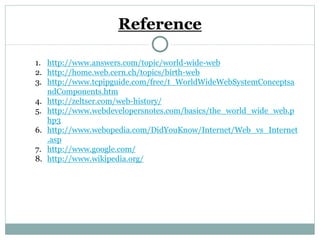 World Wide Web (WWW) | PPTX