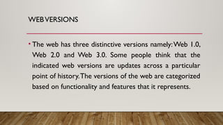 World Wide Web (WWW) vs the Internet.pptx