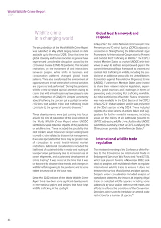 World Wildlife Crime Report 2024 - Introduction | PDF