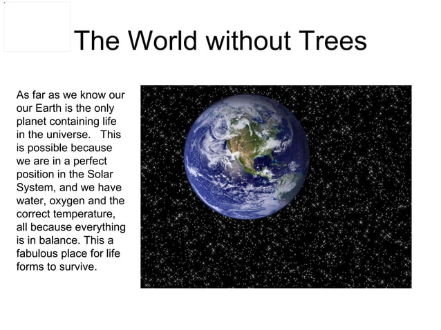 World without trees by Laurelinda | PPT