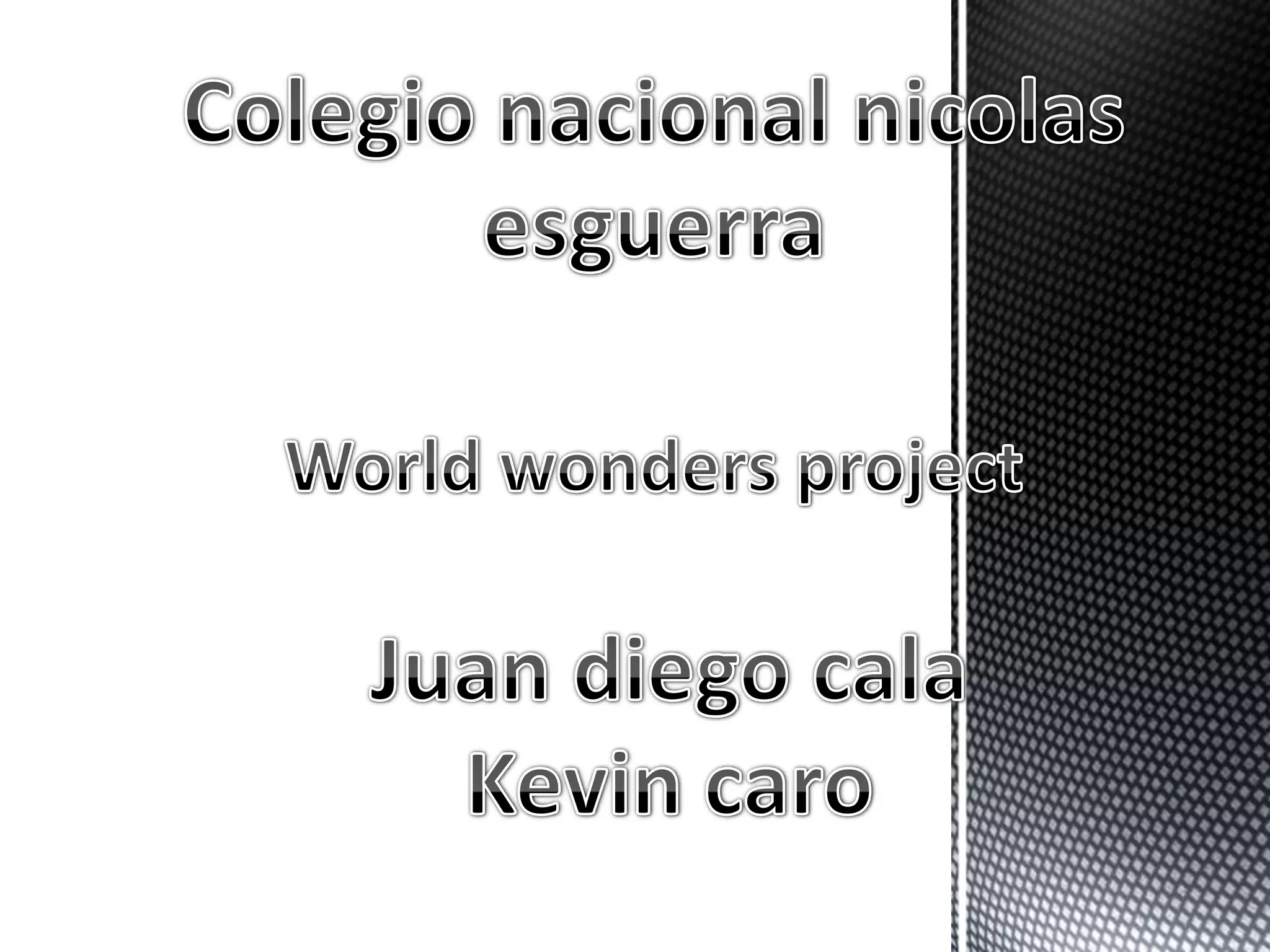 World wonders project | PPTX