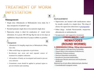 World worm Infestation day 10.2.23.pptx | Infectious Diseases ...