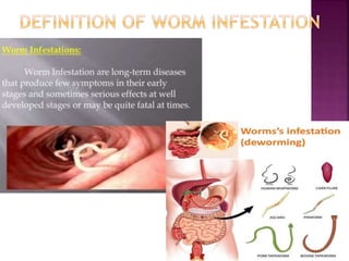 World worm Infestation day 10.2.23.pptx | Infectious Diseases | Diseases and Conditions