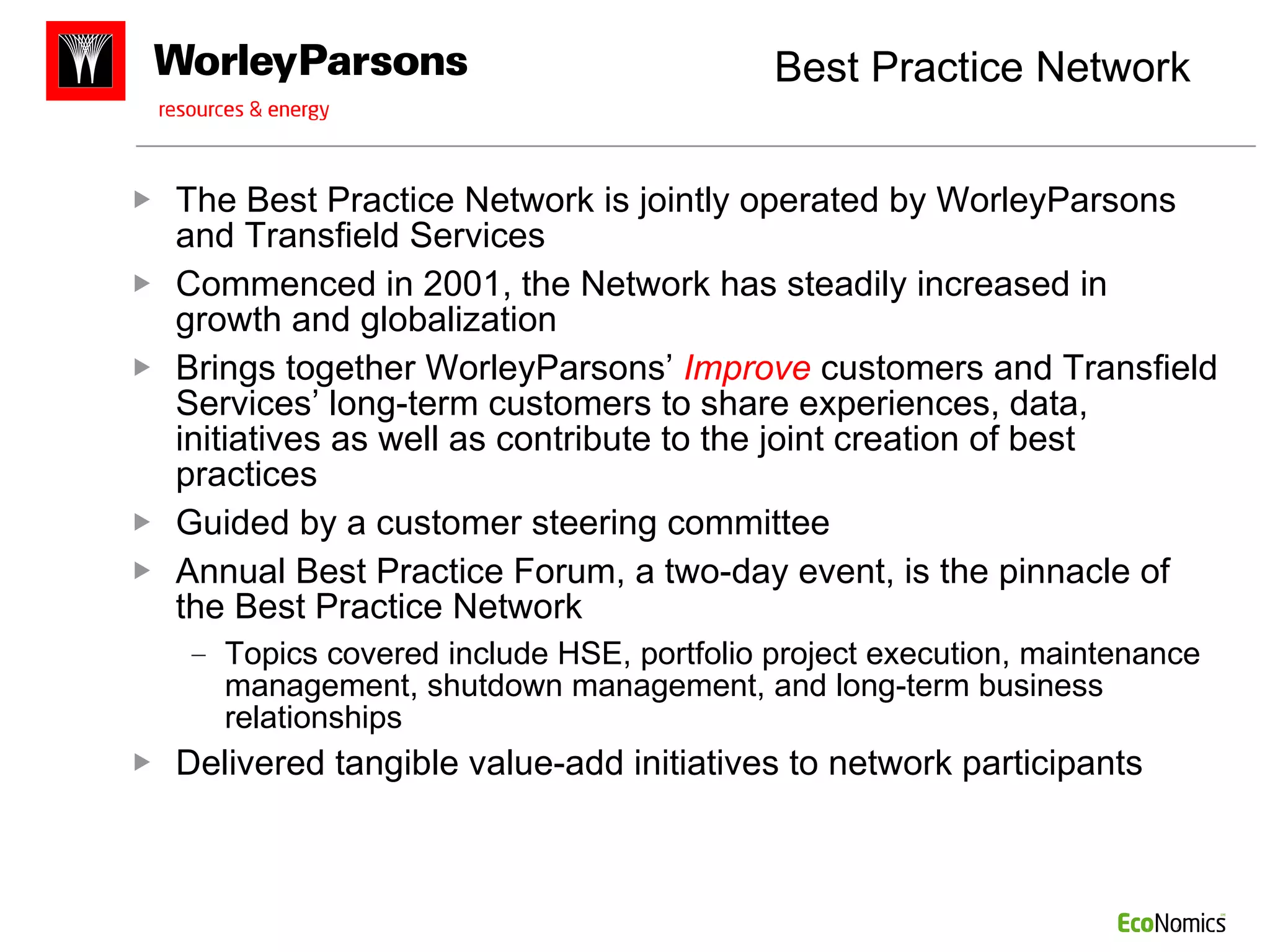 Worley Parsons Overview Sept 09 | PPT