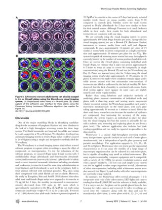 worm assay: Anovel computer application for whole plate motion based screening | PDF
