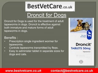 Wormers for Dogs and Cats | PPTX