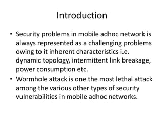 Wormhole attack in Mobile Ad hoc NetworkET.pptx