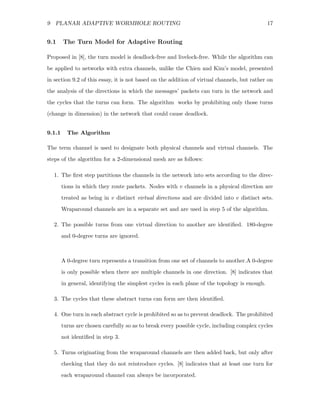 Deadlock Preventive Adaptive Wormhole Routing on k-ary n-cube Interconnection Networks | PDF