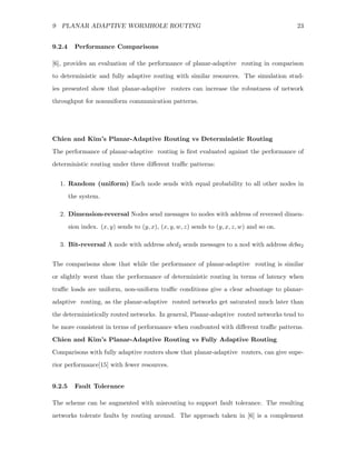Deadlock Preventive Adaptive Wormhole Routing on k-ary n-cube Interconnection Networks | PDF