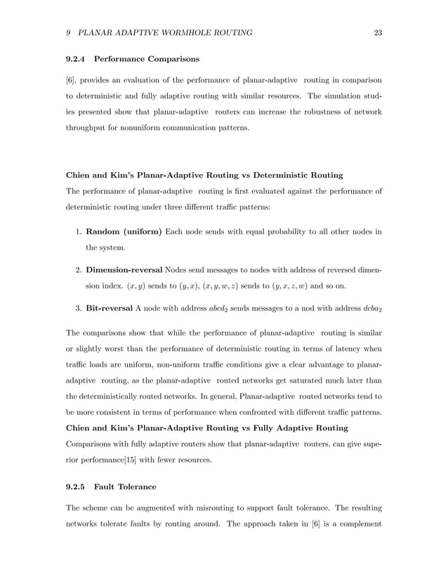 Deadlock Preventive Adaptive Wormhole Routing on k-ary n-cube Interconnection Networks | PDF