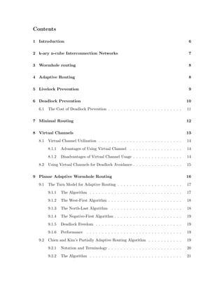 Deadlock Preventive Adaptive Wormhole Routing on k-ary n-cube Interconnection Networks | PDF