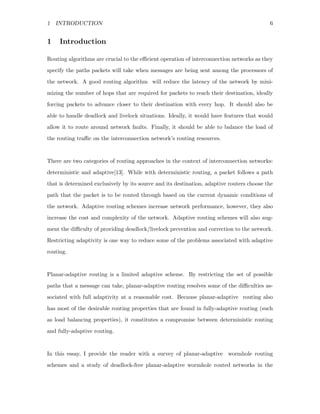 Deadlock Preventive Adaptive Wormhole Routing on k-ary n-cube Interconnection Networks | PDF