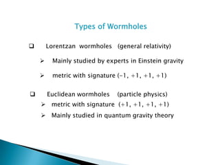 Wormholes | PPTX